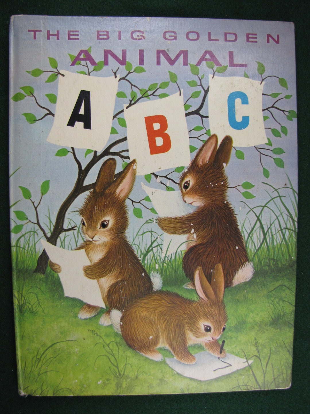 The Big Golden Animal ABC // 1957 Hardback // Children's Picture Book ...