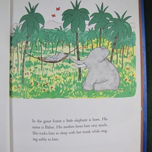 The Story of Babar: the Little Elephant // 1961 Hardback // Children's ...