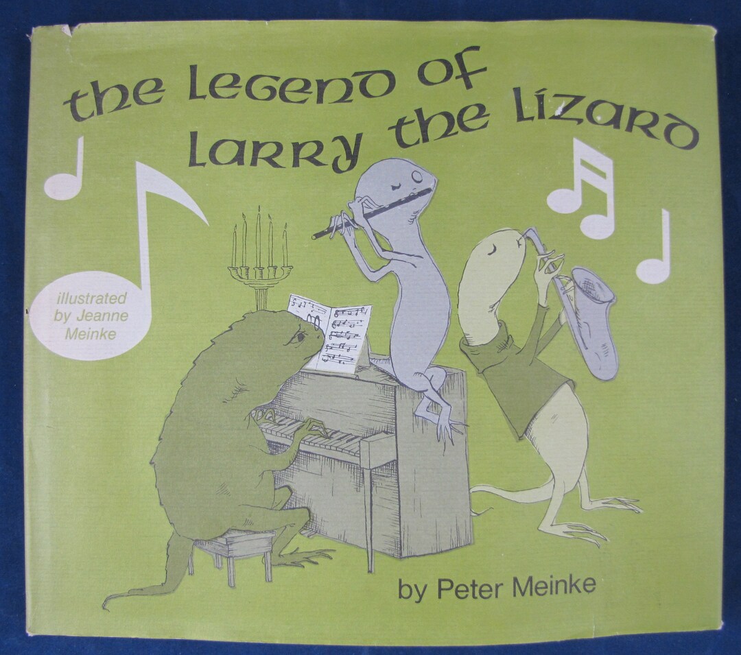 The Legend of Larry the Lizard // 1968 Hardback // Children's Story ...