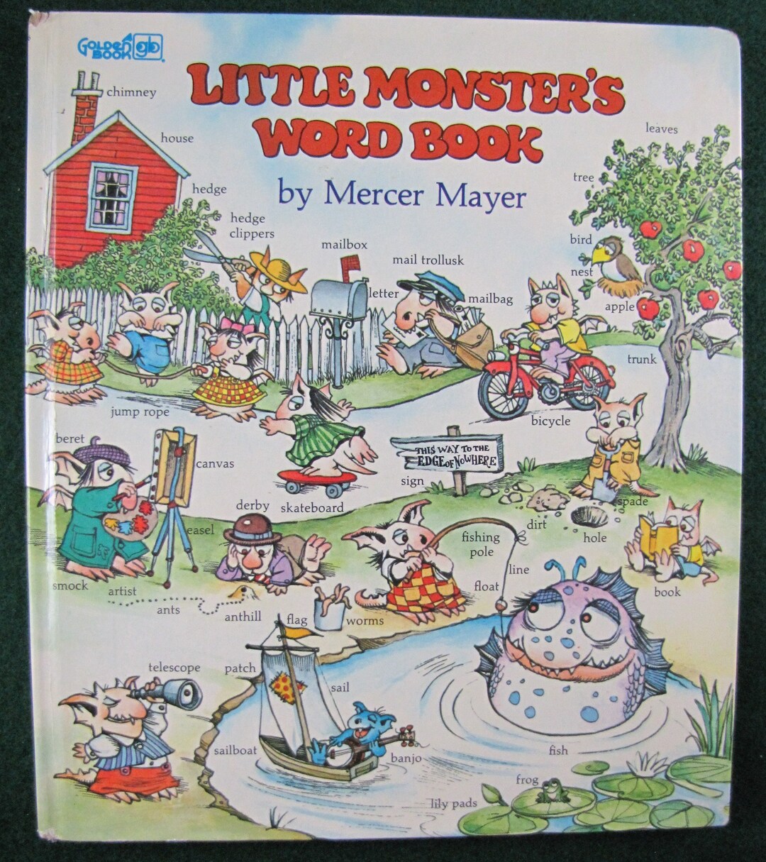 Little Monster's Word Book, Mercer Mayer, 1977 Hardback - Etsy