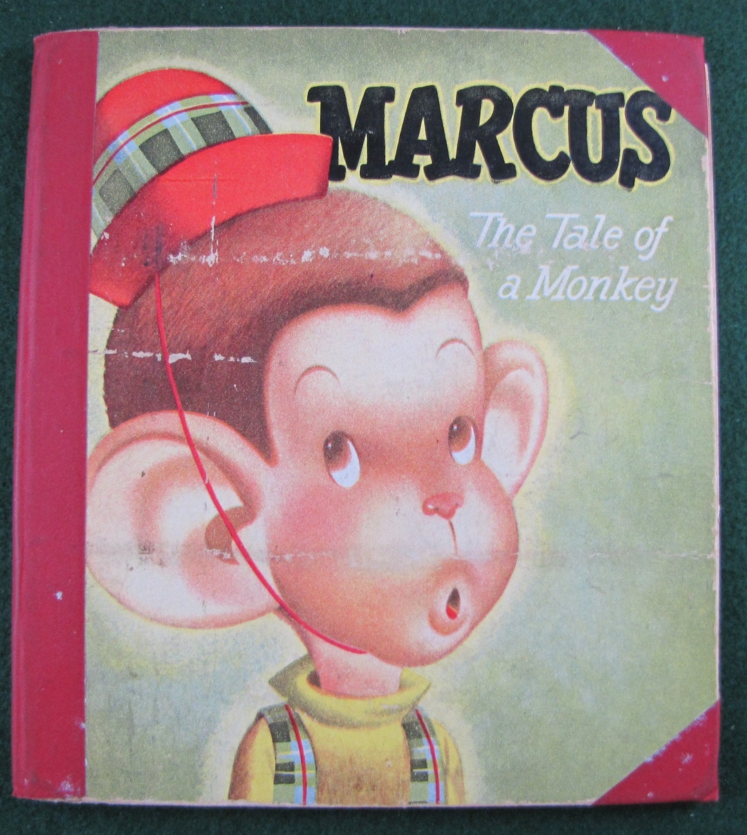 Marcus the Tale of a Monkey, 1950s Children's Hardback Book - Etsy