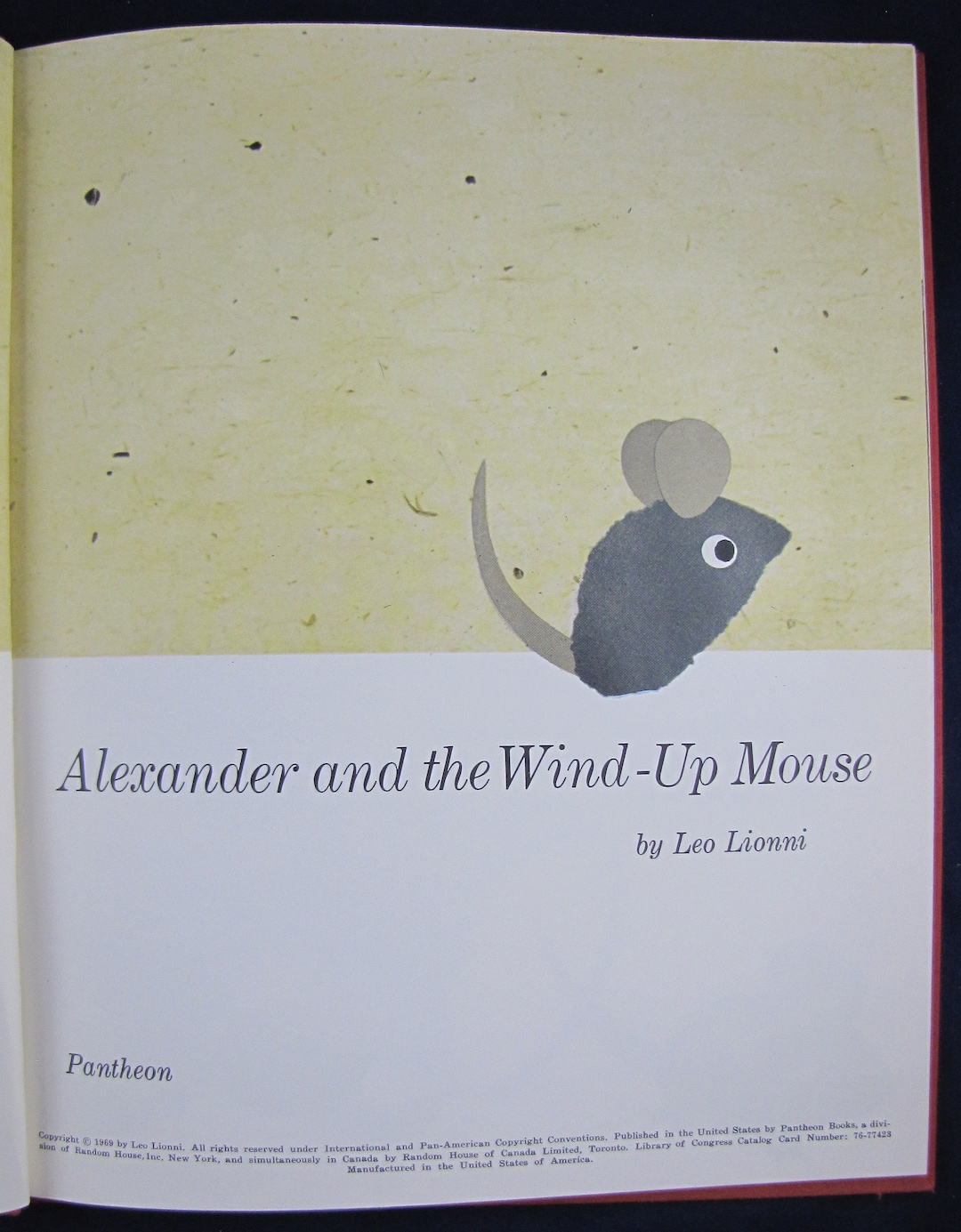 Alexander and the Wind-up Mouse // 1969 Hardback // Caldecott Honor ...