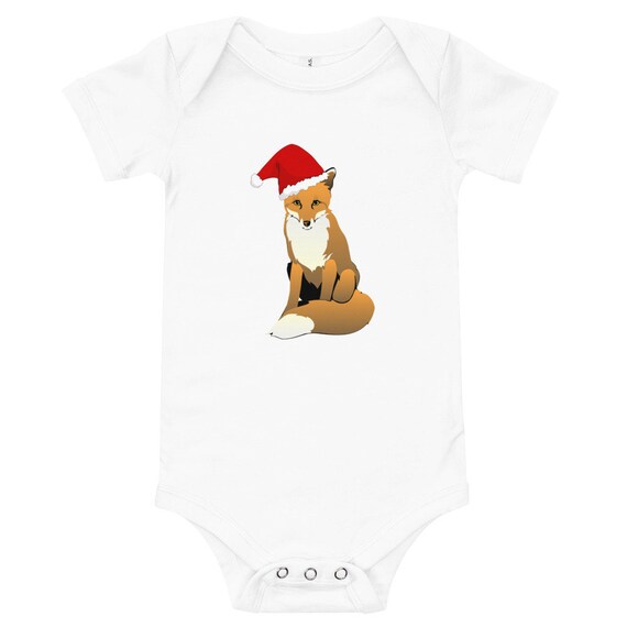 Santa Fox Christmas Fox Foxy Santa Christmas Animal | Etsy