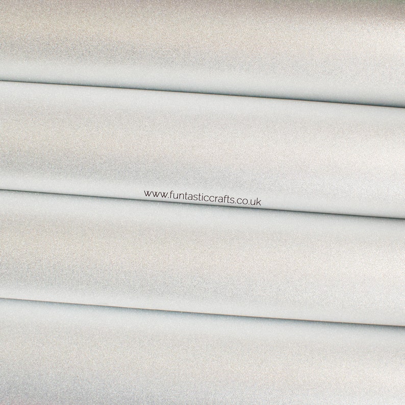 Silver Shimmer Smooth Frosted Shimmer Metallic Faux Leather Sheet - Etsy