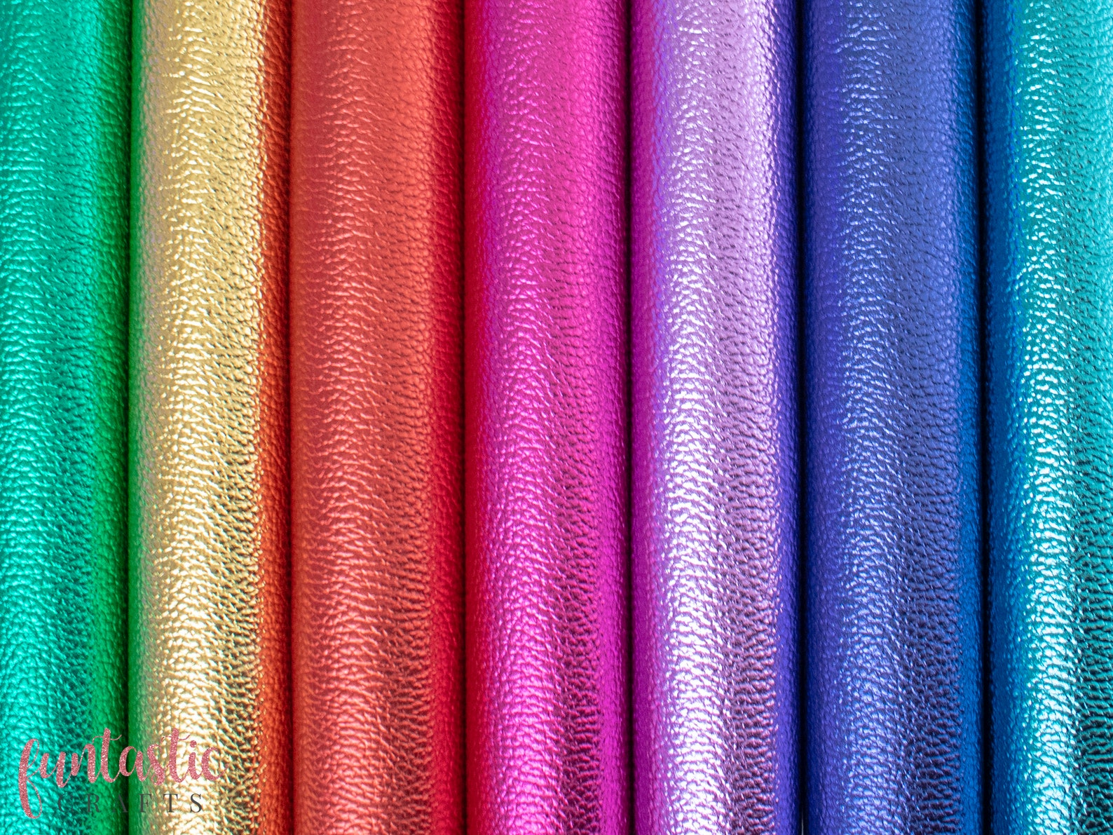 Textured Metallic Leatherette Fabric Sheets Shiny Vegan Faux - Etsy