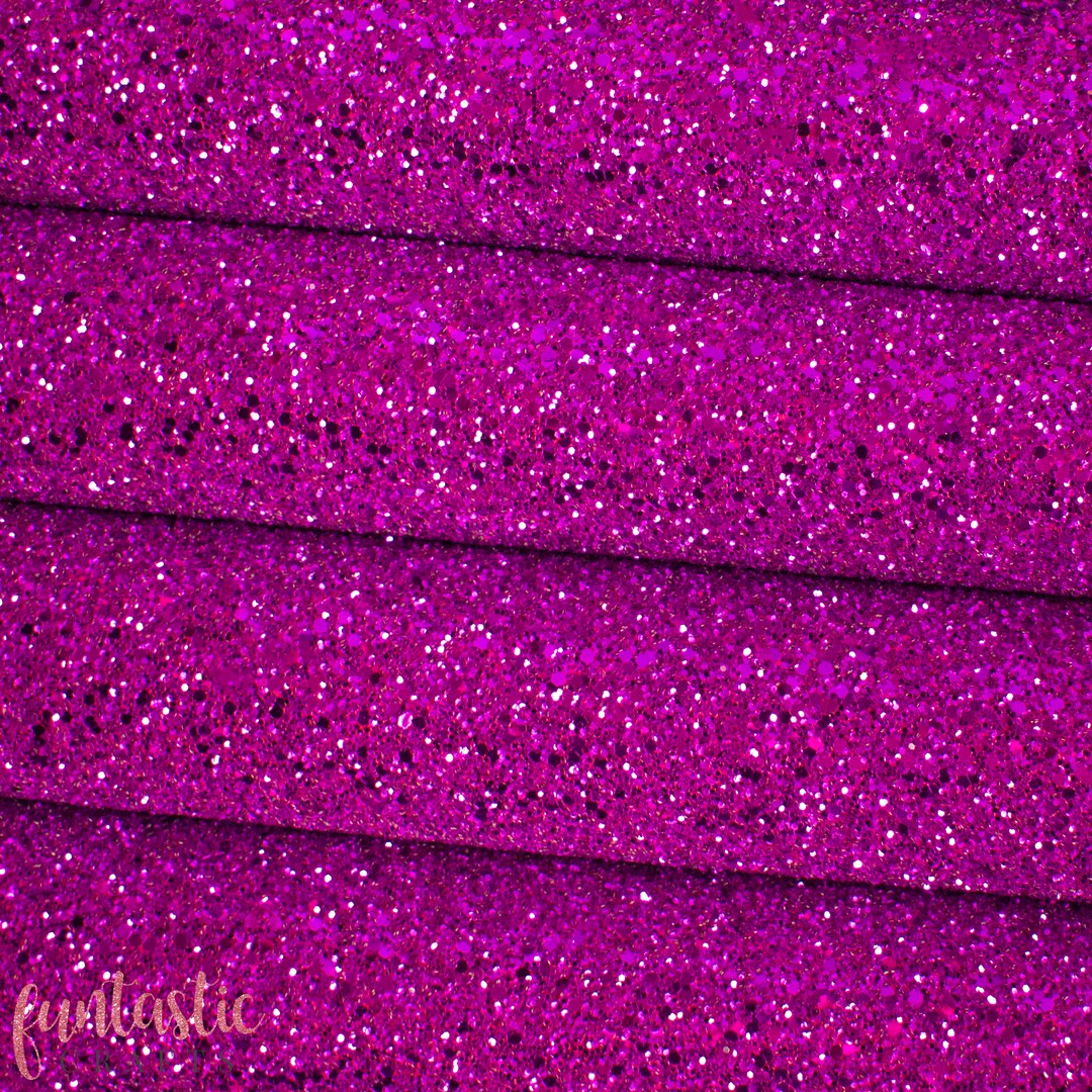 Fuchsia Chunky Glitter Fabric Sheet Premium Quality - Etsy