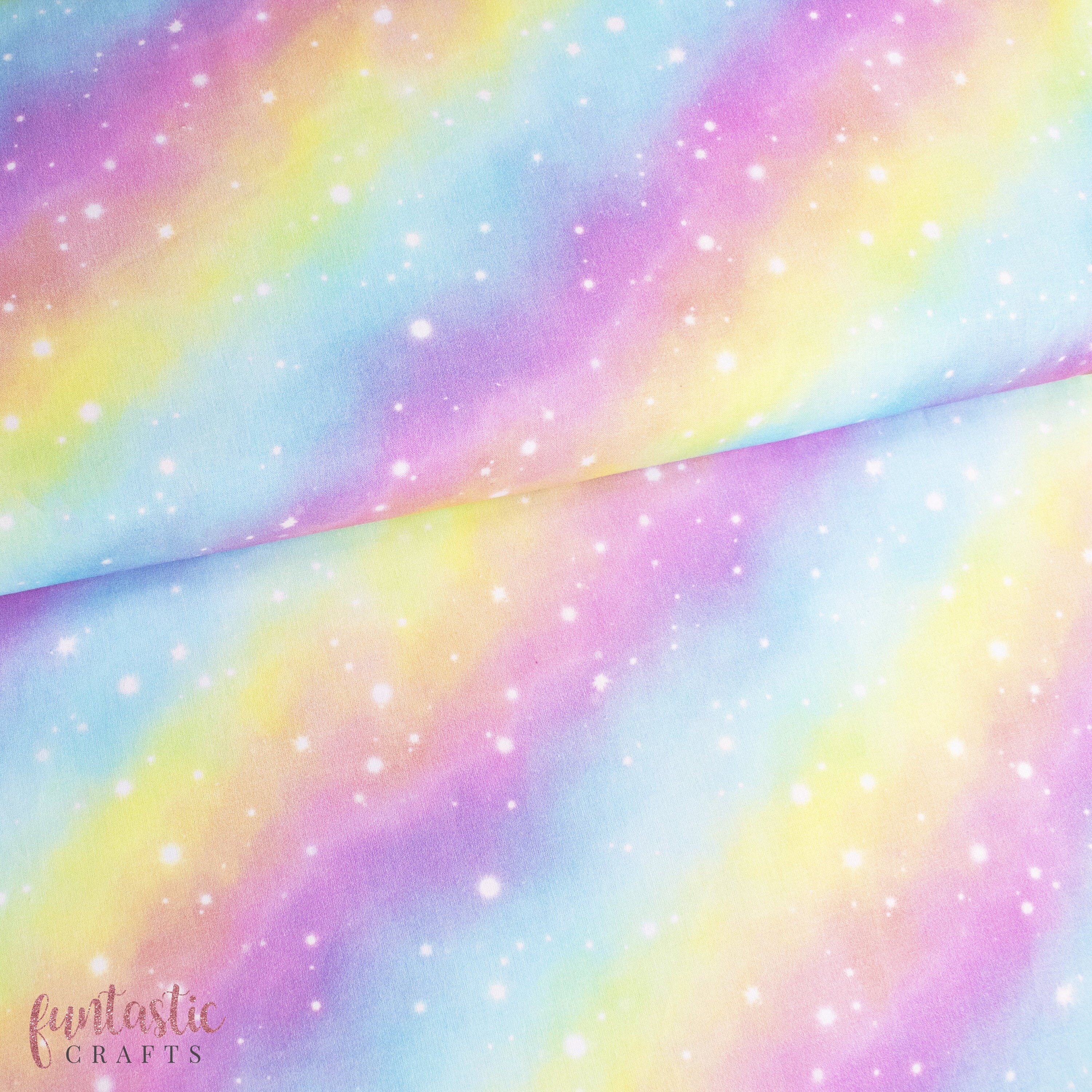 Pastel Colourful Rainbow Stars Speckled Galaxy Space 100% - Etsy