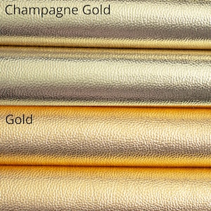 Textured Metallic Leatherette Fabric Sheets - Shiny Vegan Faux Leather ...