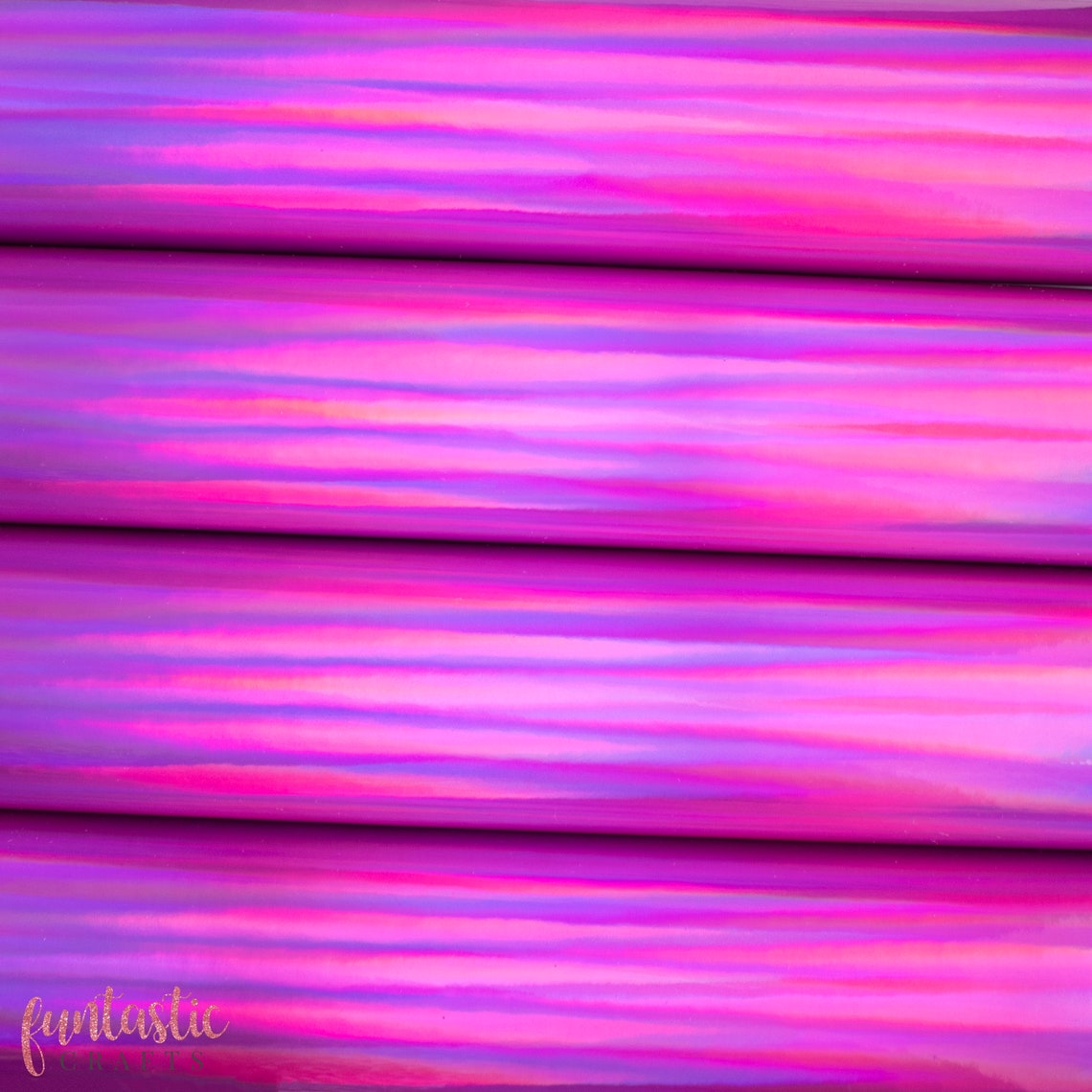 Holographic Shocking Pink Mirrored Metallic Faux Leather Sheet - Etsy