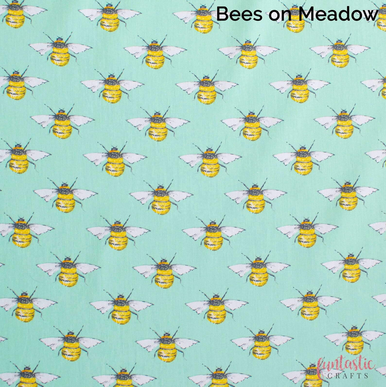 Honeycomb Bees Fabric 100% Cotton Poplin Fabric by the Metre Quilting ...