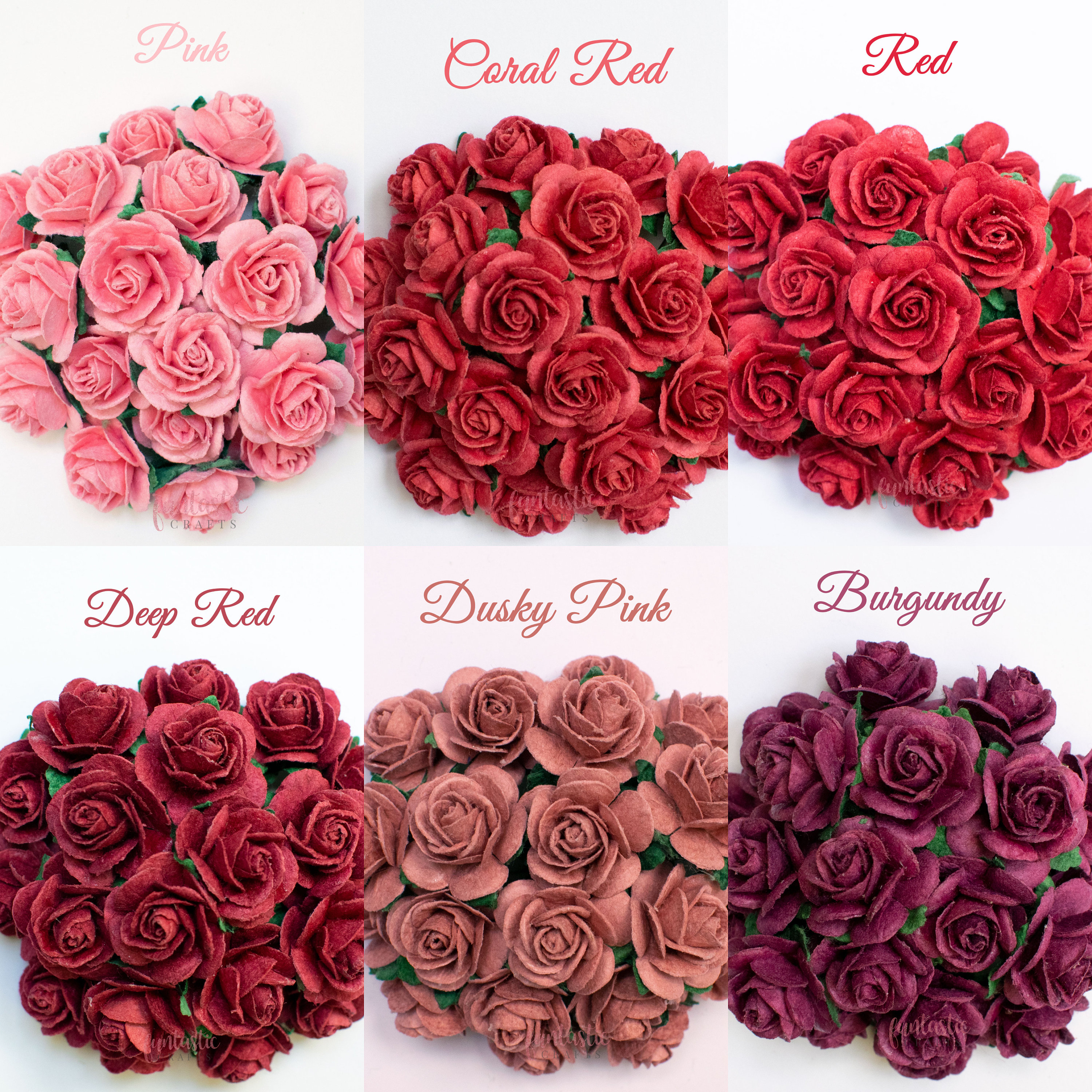 20 X Mulberry Paper Roses Small Handmade Paper Flowers 10mm - Etsy