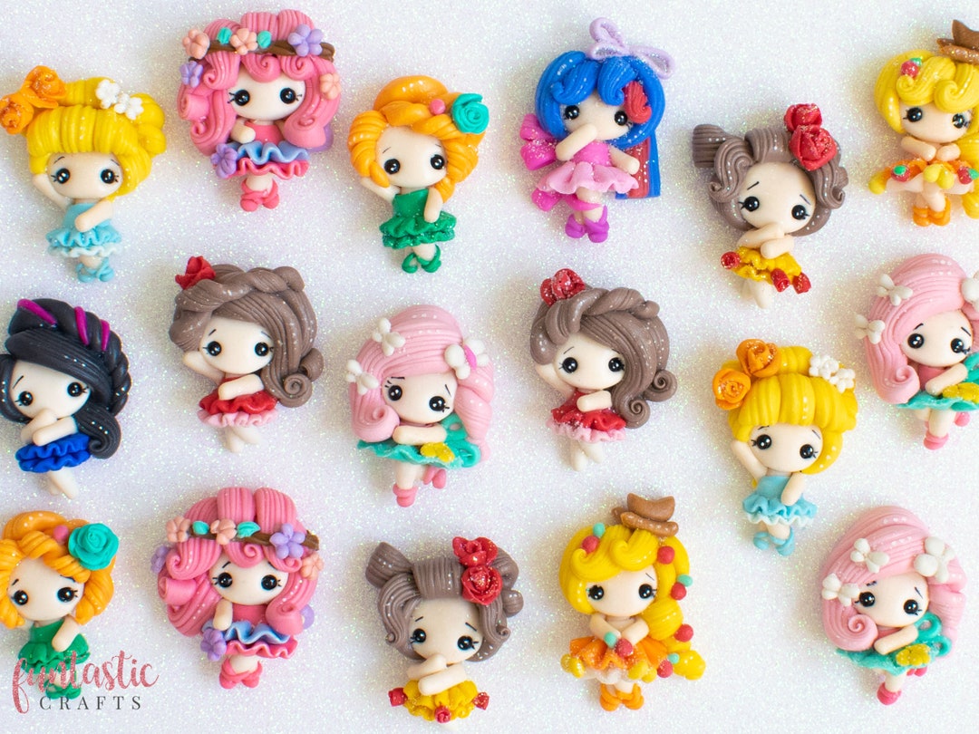 Ballerina Clay Embellishment - Craft Embellishment - Floral Ballet ...