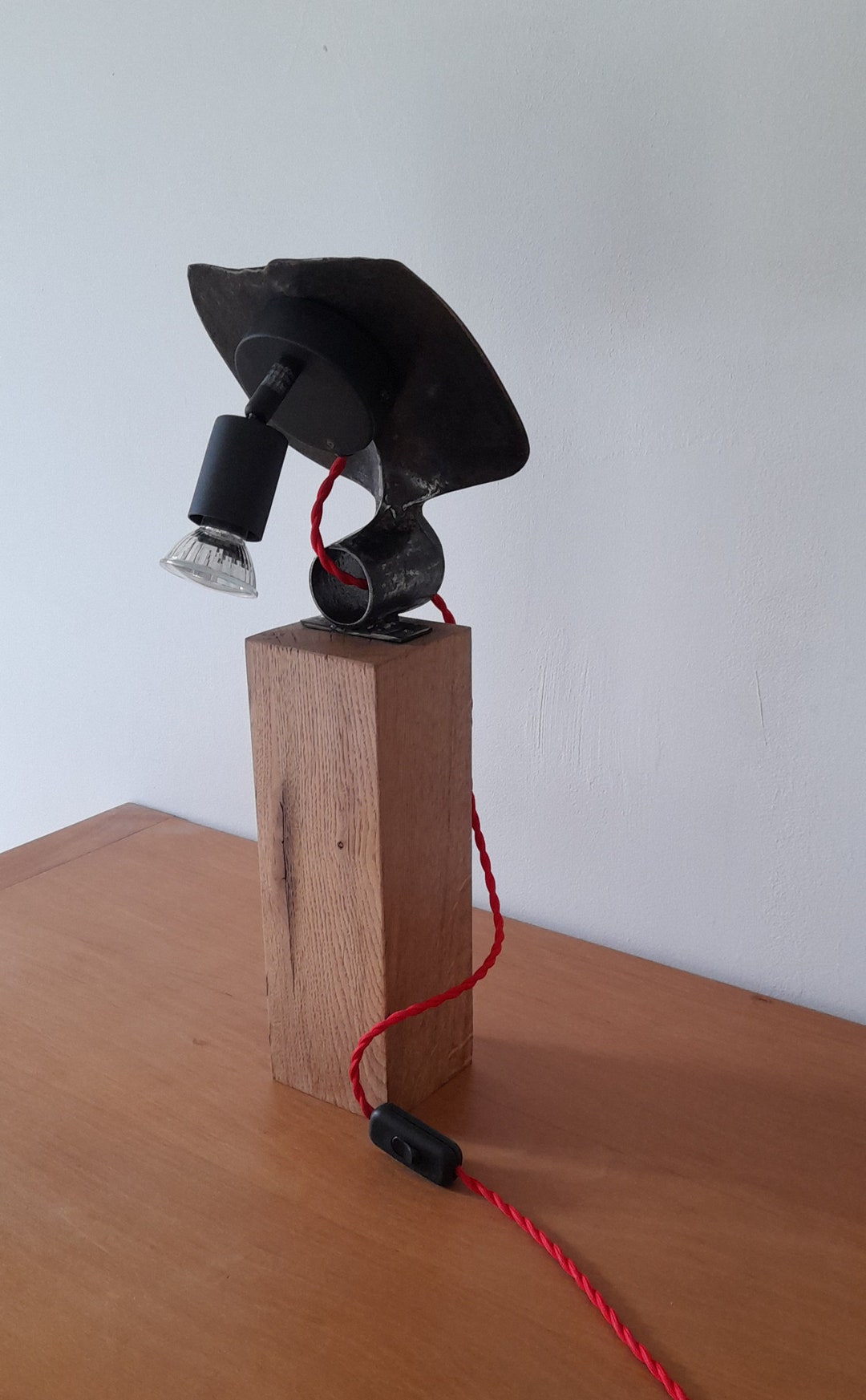 Vintage Industrial Style Recycled Spade Lamp - Etsy