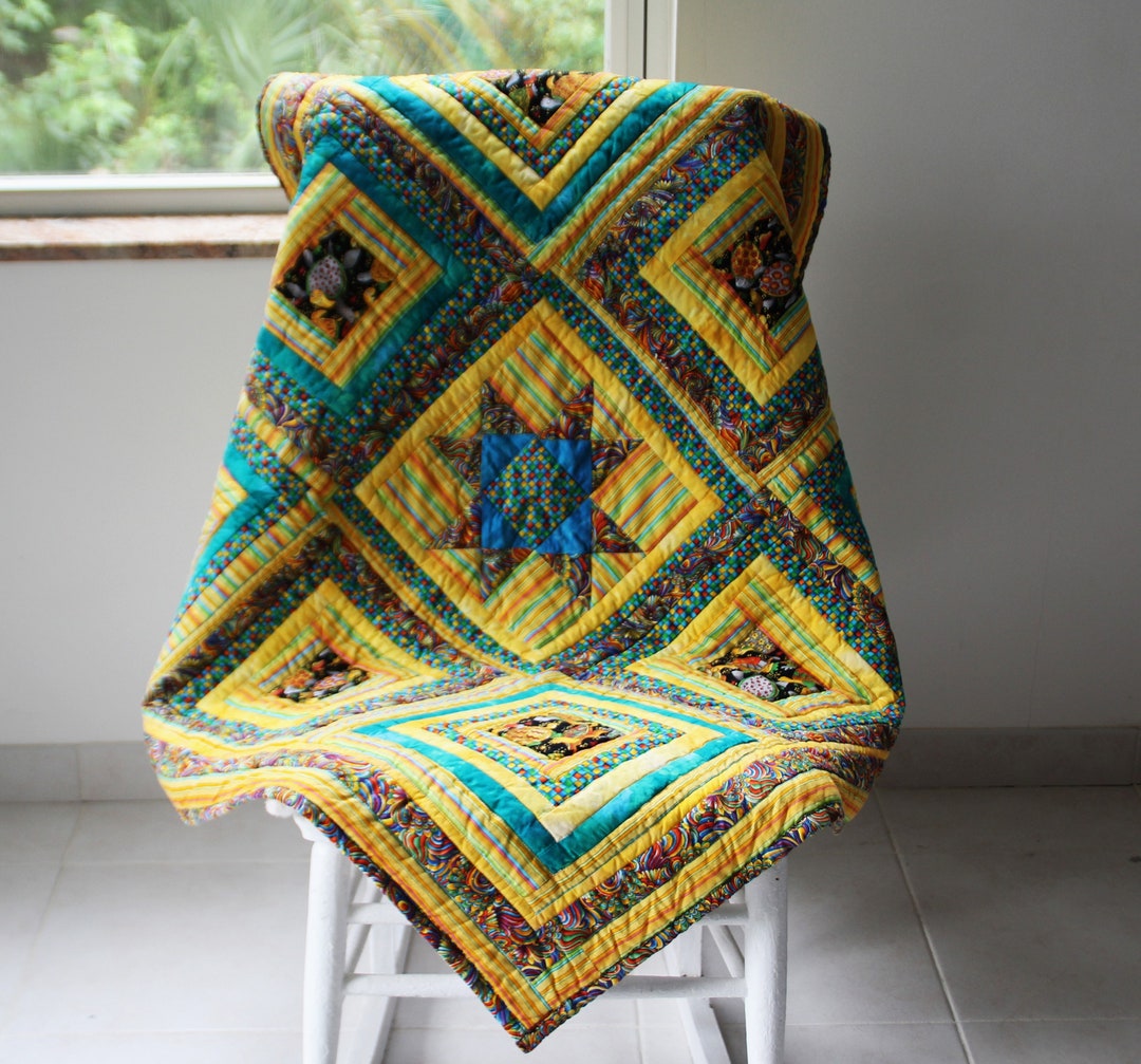 Turtles / Stars Baby Quilt - Etsy