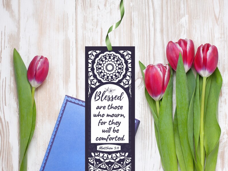 The Beatitude Bookmarks Printable Pdf,png,svg•for Men,women,kids,teens ...