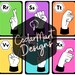 American Sign Language Alphabet Flash Cards Poster Chart Printable Pdf ...