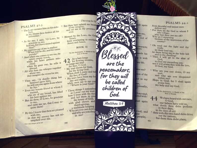 The Beatitude Bookmarks Printable Pdf,png,svg•for Men,women,kids,teens ...