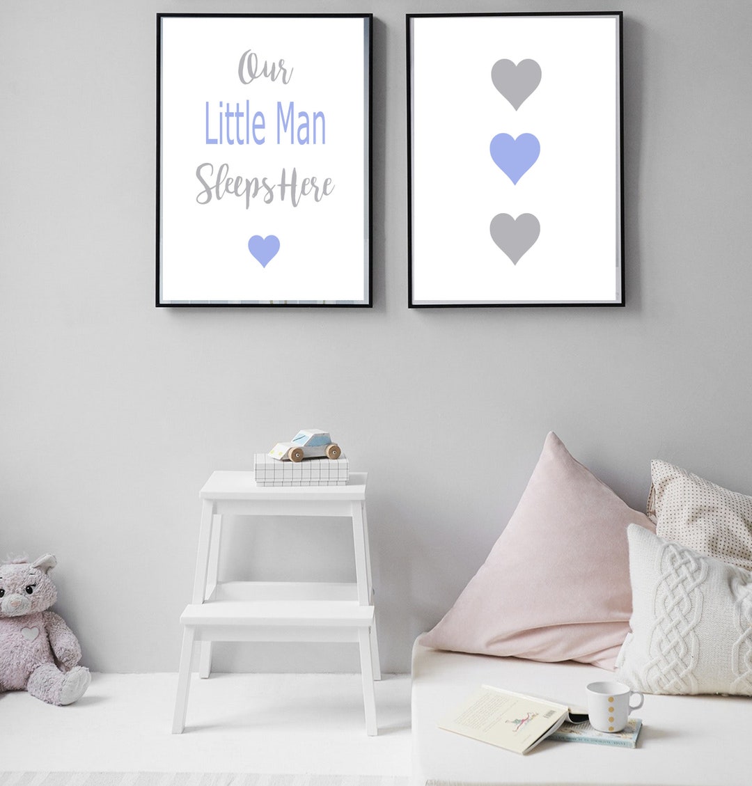 Litte Man Nursery Print, Wall Art, Printable Art, Nursery Pictures, New ...