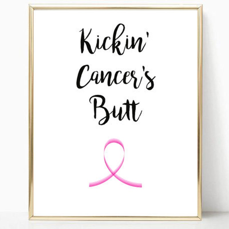Kicking Cancers Butt - Etsy