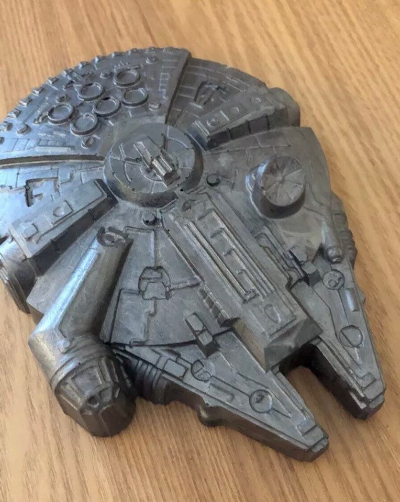 Solid Chocolate Millenium Falcon Cake Topper Star Wars | Etsy