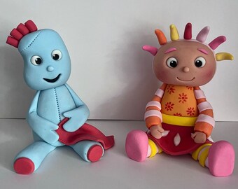 Iggle Piggle in the Night Garden Birthday Handmade Cake Topper - Etsy UK