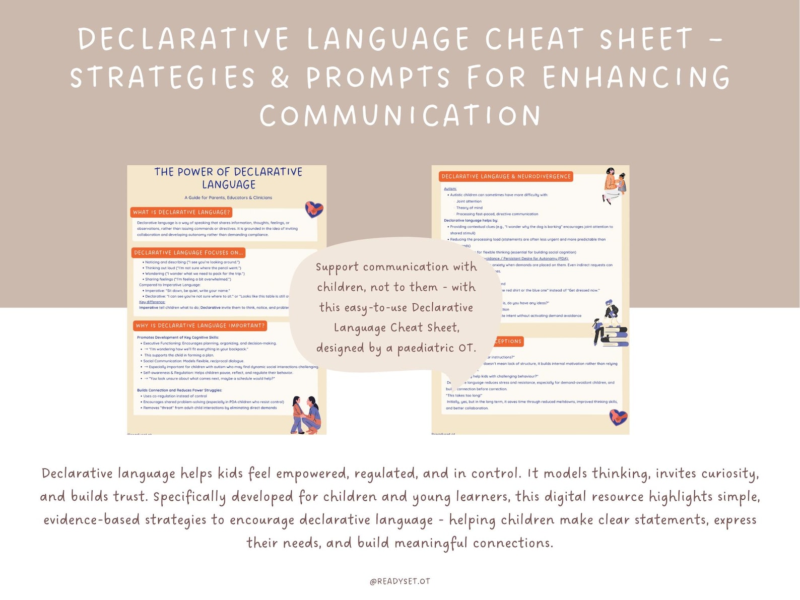 Declarative Language Cheat Sheet – Strategies & Prompts for Enhancing Communication - Etsy