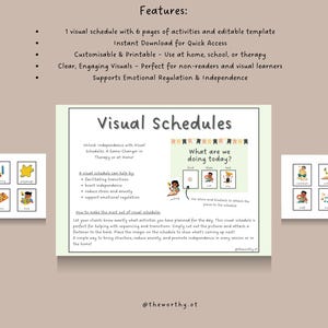 First-then Visual Schedule | Printable Behaviour Support Tool for Kids ...