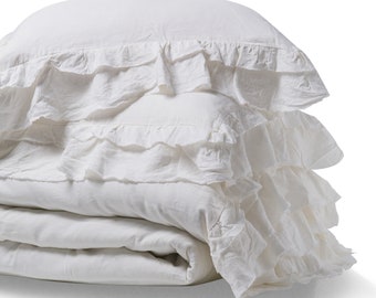 Ruffled bedding | Etsy