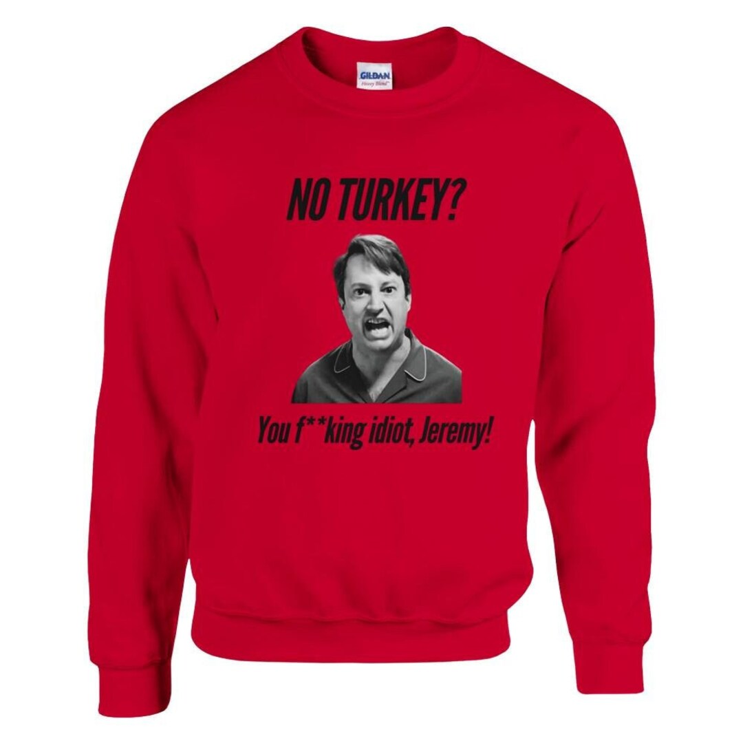Peep Show Christmas Jumper Iconic Turkey Scene Sweatshirt Funny, Viral ...
