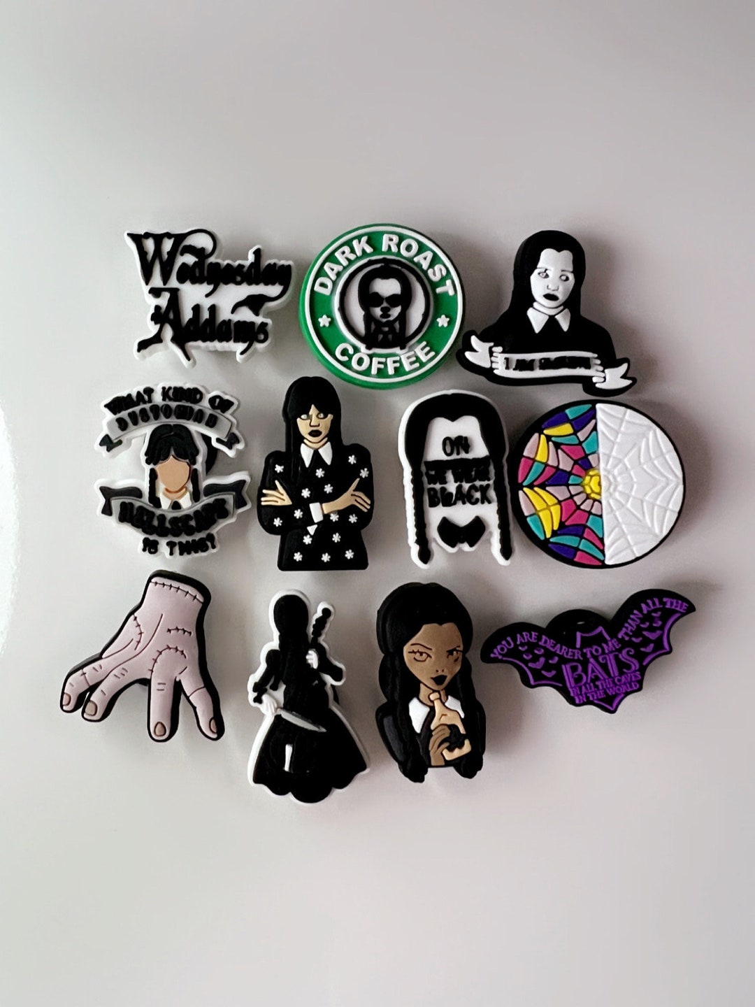 Wednesday Addams Croc Charms Shoe Charms Jibbitz - Etsy UK
