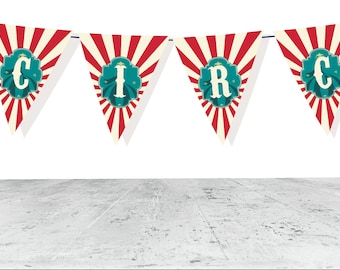 Circus Bunting - Etsy