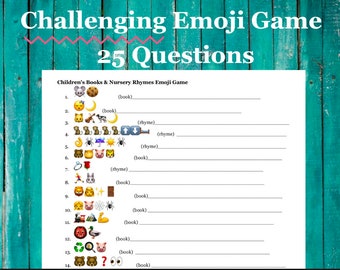 Nursery rhyme emoji | Etsy