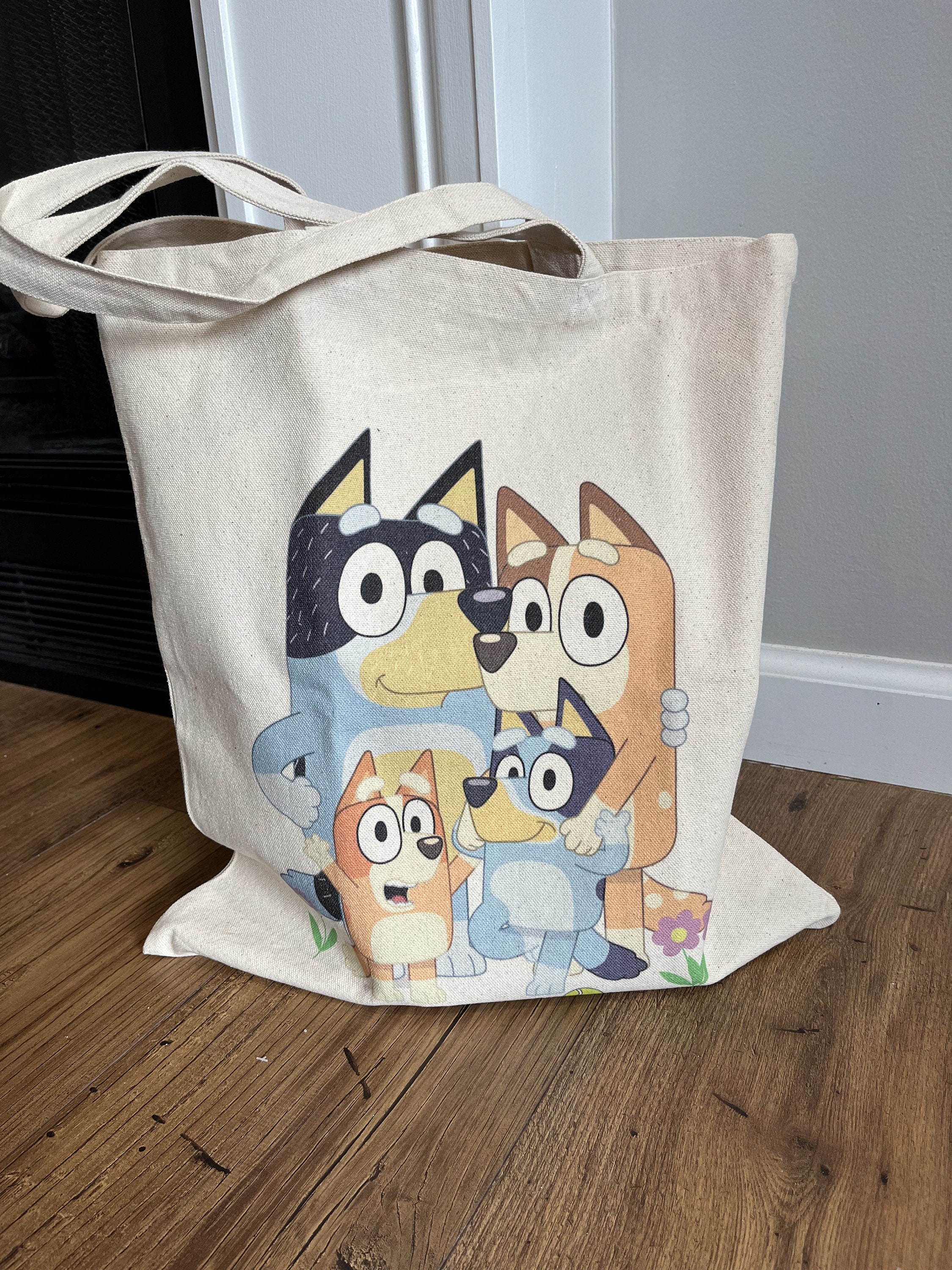 Personalized Bluey Tote Bag Bluey Family Tote Bag Bluey Bag Bluey Gift ...