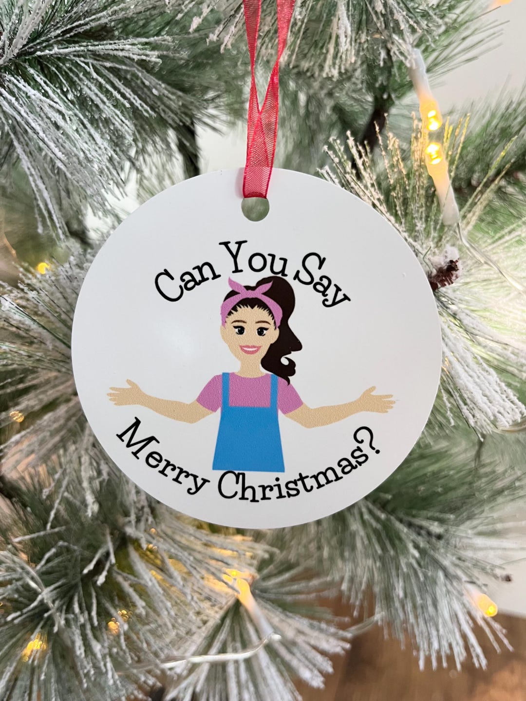 Miss Rachel Christmas Ornament | Priority Shipping Available | 3.5 in ...