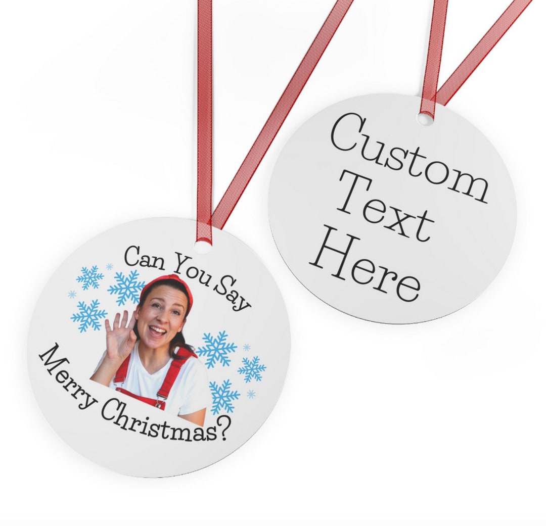 Personalized Ms Rachel Christmas Ornament Custom 3.5 in can You Say ...