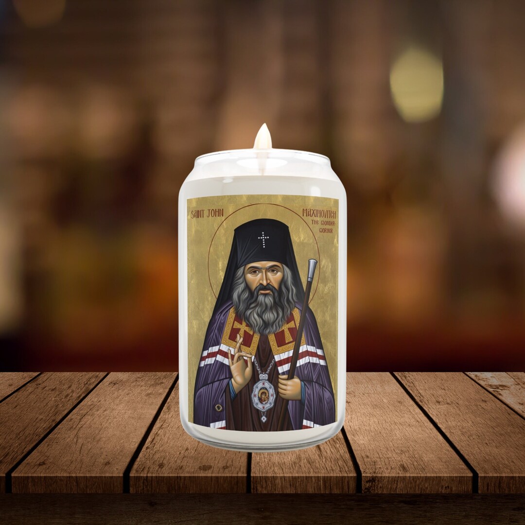 Saint John Maximovitch Candle Saint John Maximovitch the Wonder Worker ...