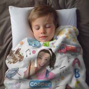 Personalized Miss Rachel Blanket With Song Symbols | Miss Rachel ...