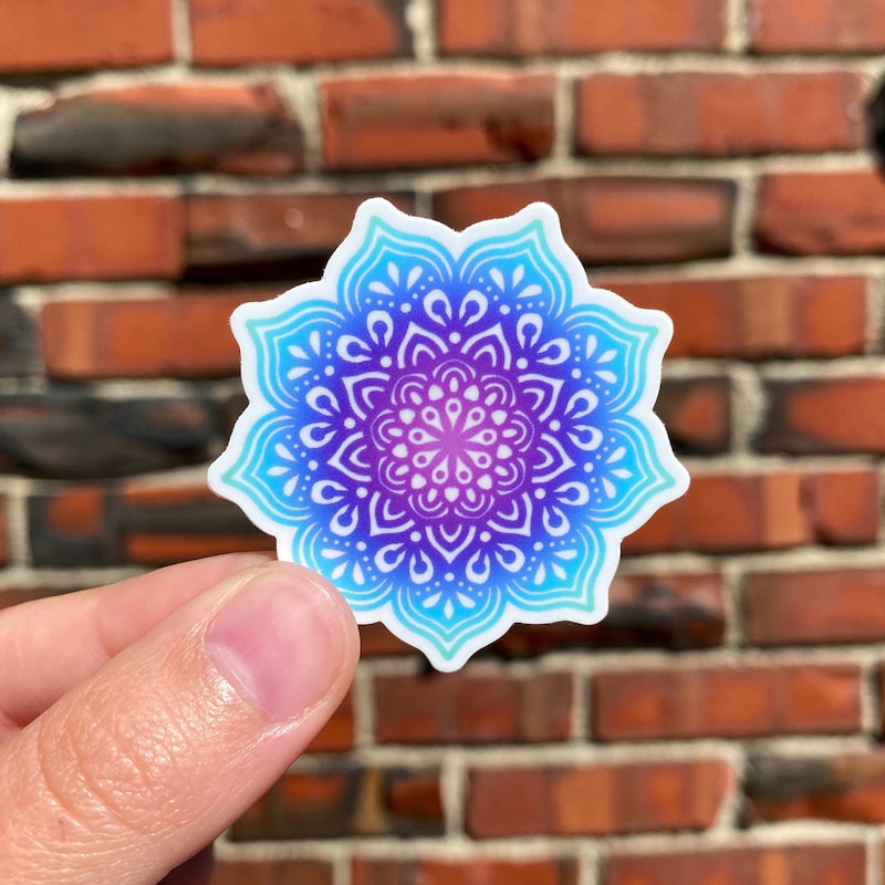 Mandala Wall Sticker - Etsy