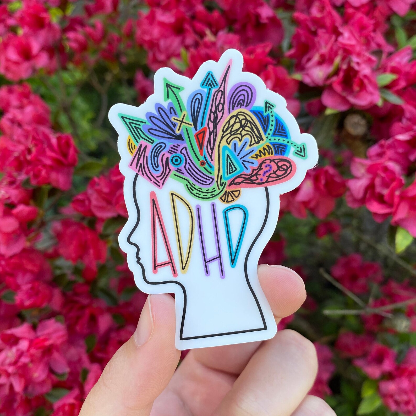 ADHD Sticker - Etsy