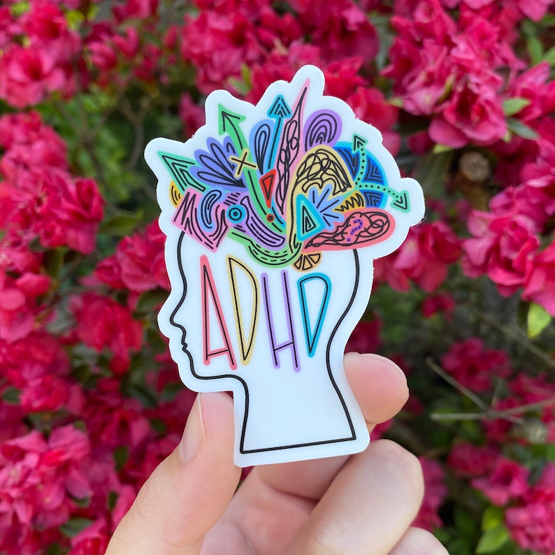 ADHD Sticker - Etsy
