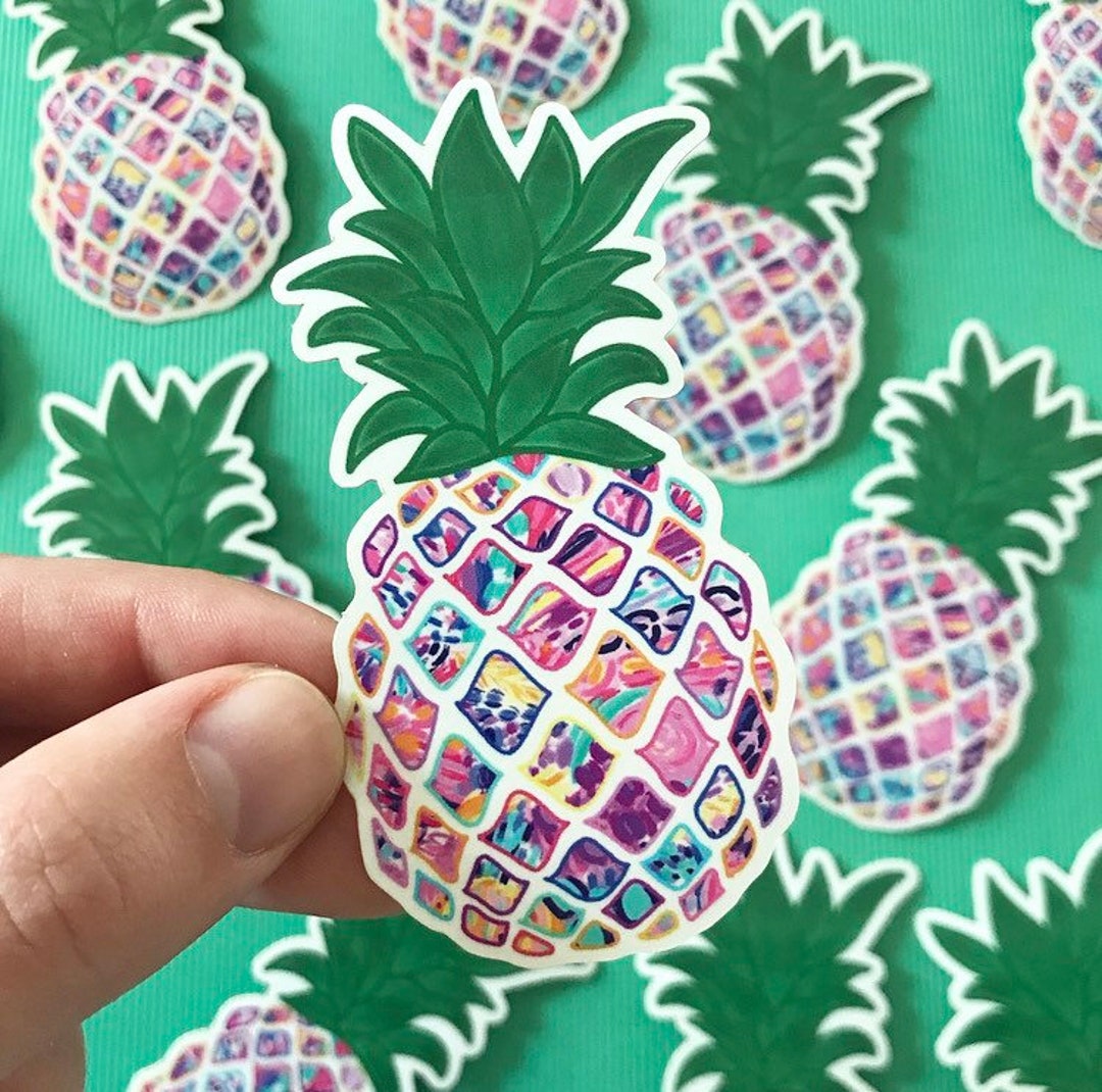 Pineapple Sticker - Etsy