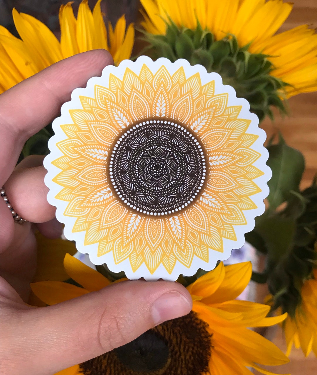 Sunflower MAGNET - Etsy