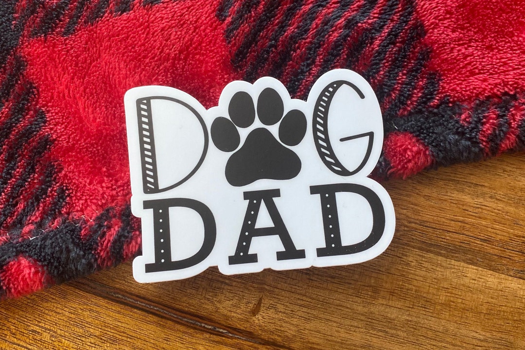 Dog Dad Sticker - Etsy