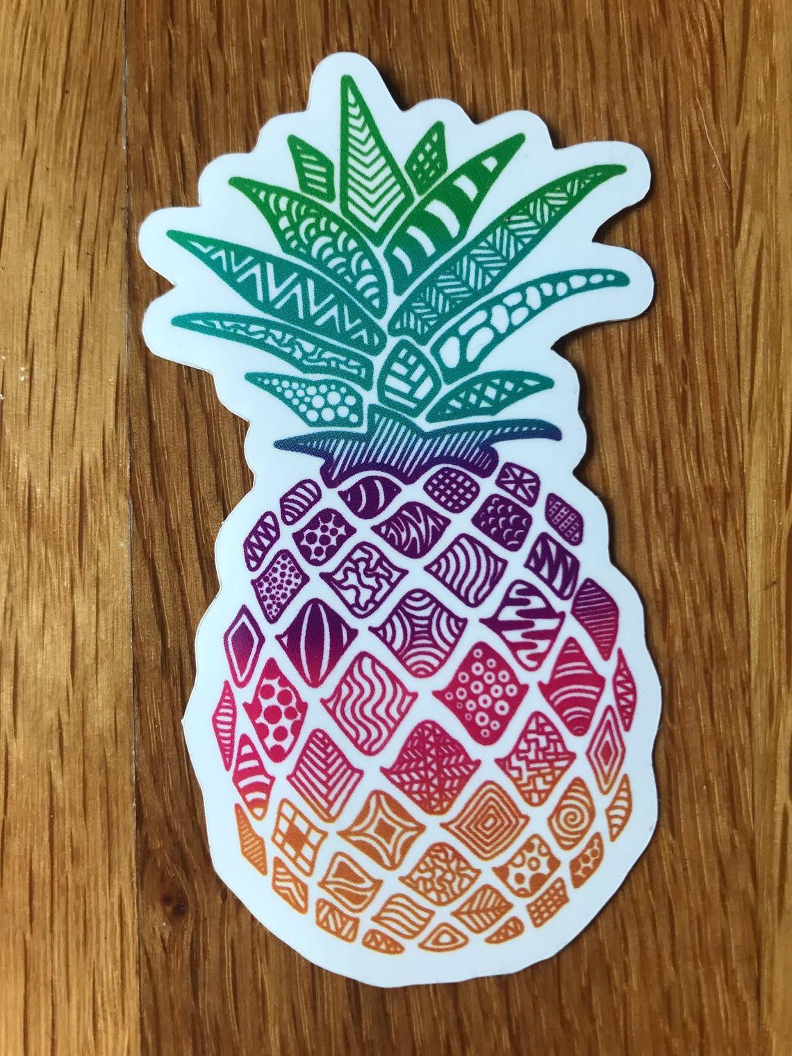 Pineapple Sticker - Etsy
