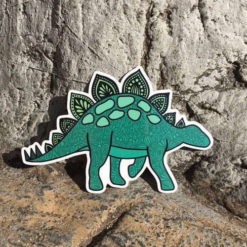 Brontosaurus Skeleton Sticker Dinosaur Sticker Cute Dinosaurs - Etsy