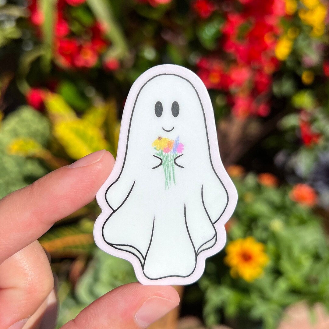 Ghost Sticker - Etsy