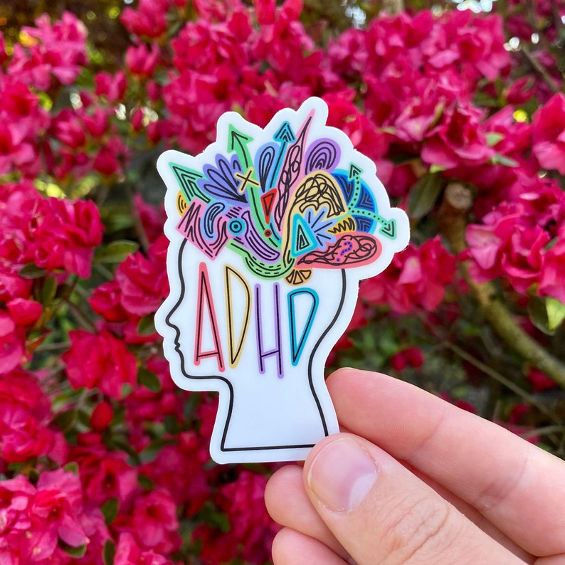 ADHD Sticker - Etsy