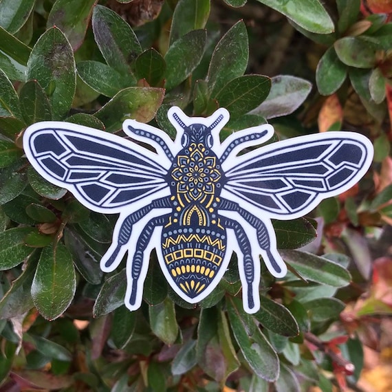 Bee Sticker | Etsy