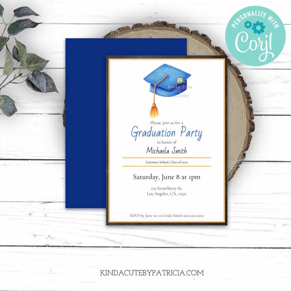 Blue Graduation - Etsy