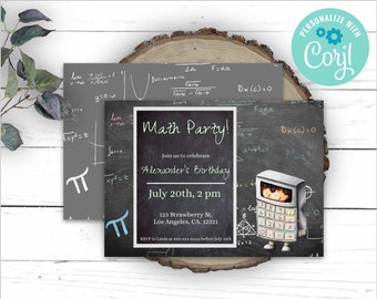 Math Theme Birthday - Etsy